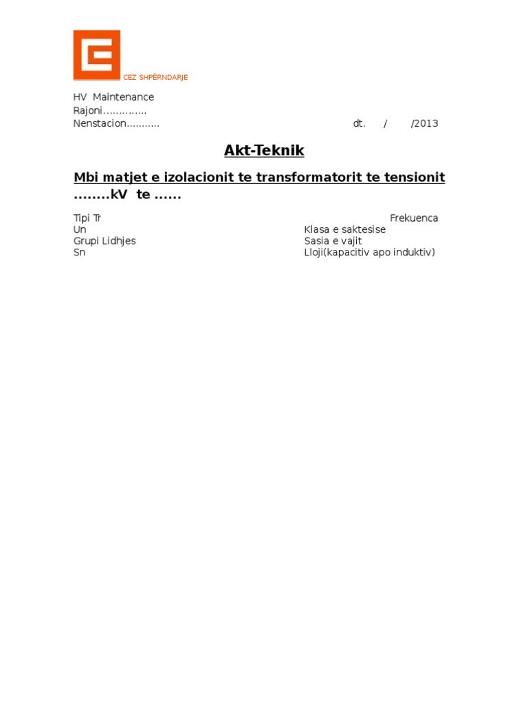 Mbi Matjet TR Tensioni | PDF