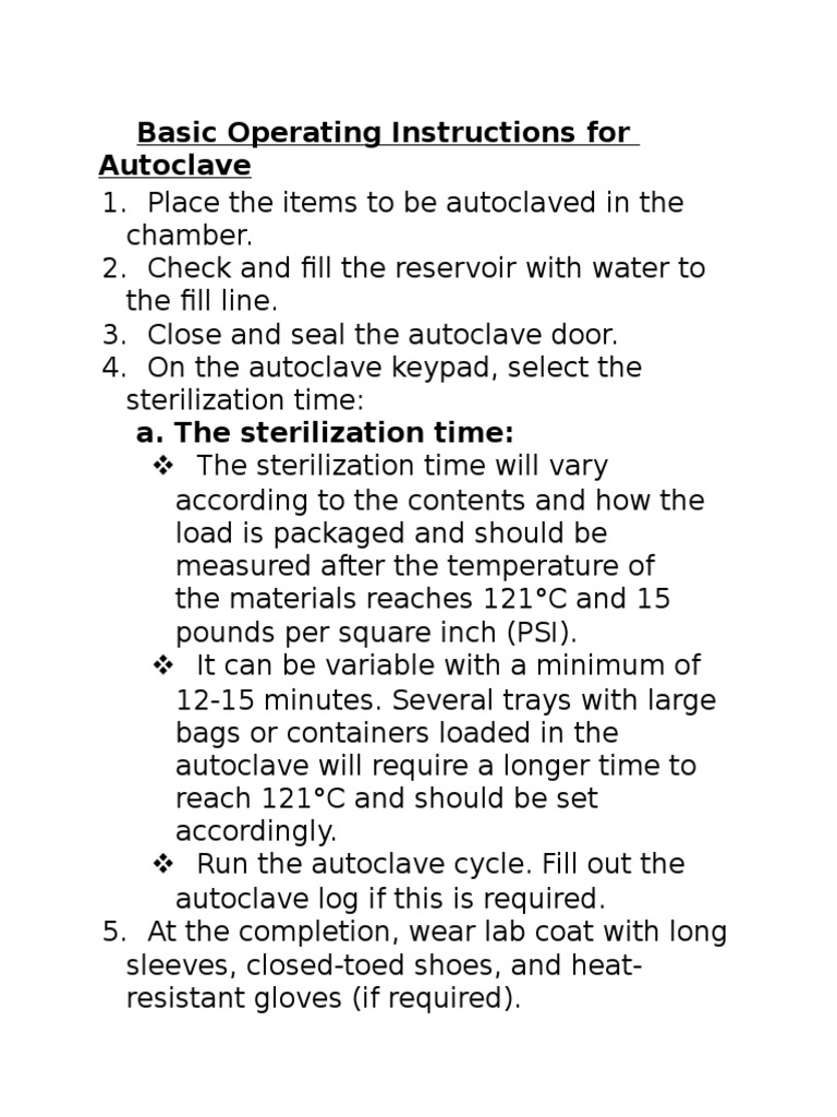 Basic Operating Instructions | PDF