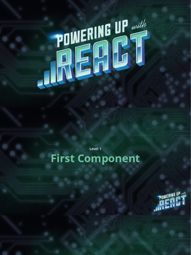 Powering Up With ReactJS | PDF | Document Object Model | Java Script