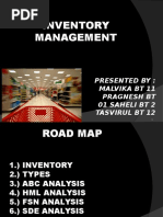 ABC-FMR Inventory Classification Guide | PDF
