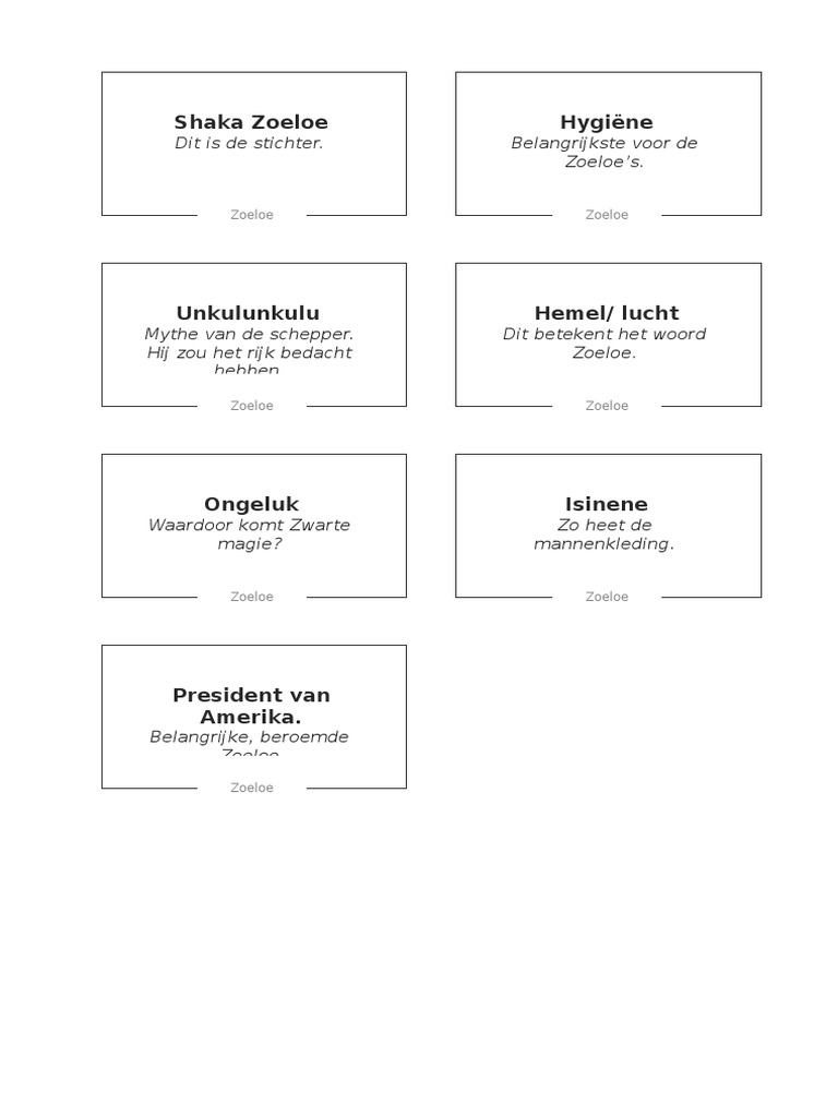 30 Seconds Kaartjes | PDF