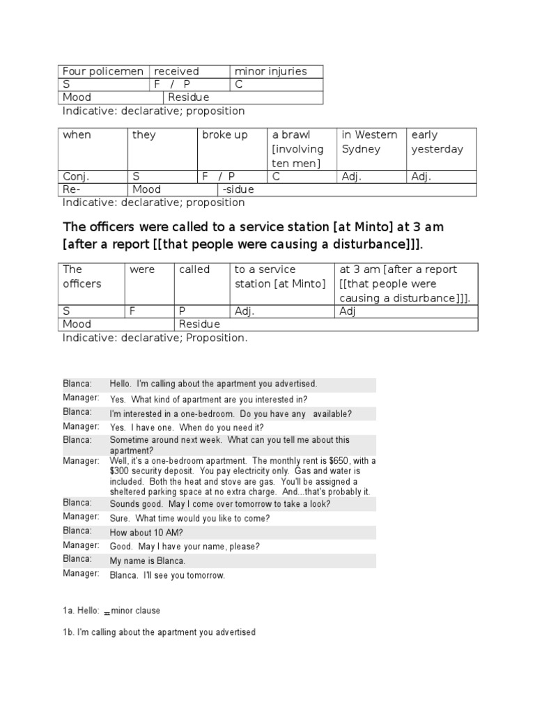 Mood Structure Analysis | PDF