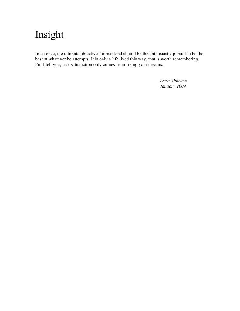 Insight | PDF