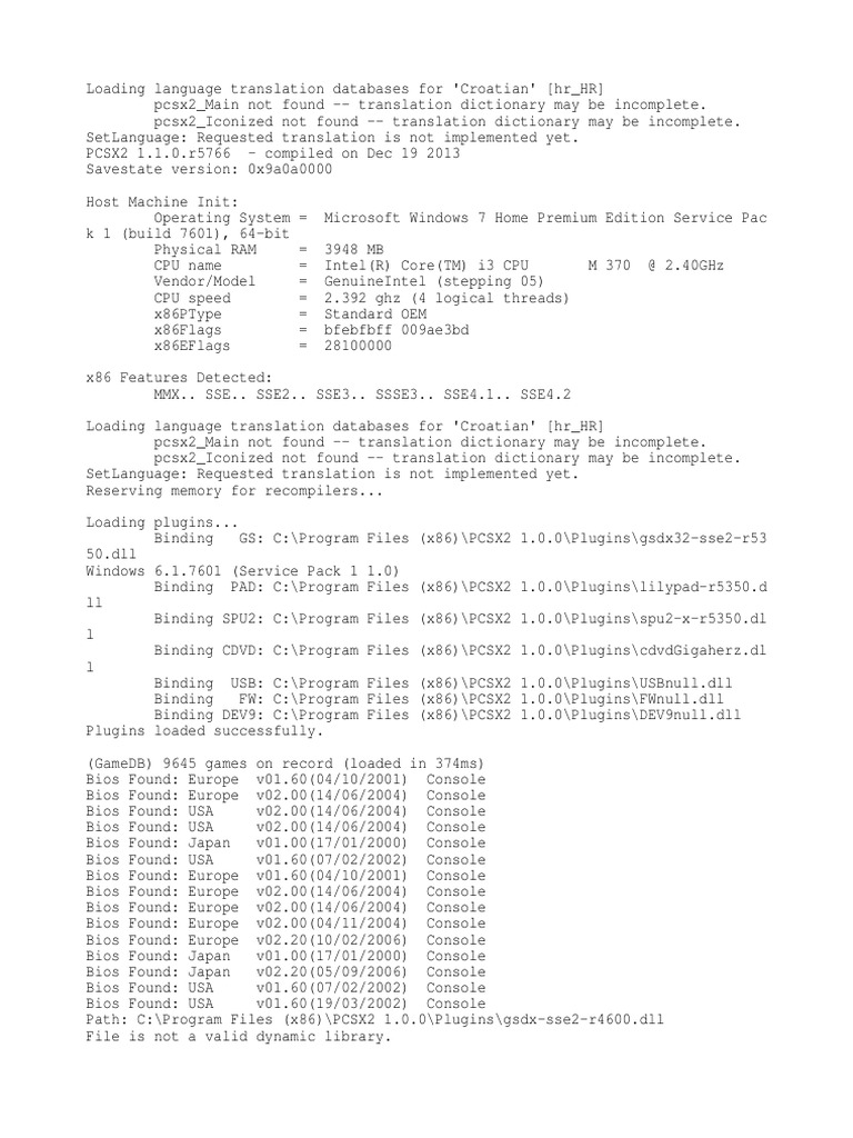 Emu Log | PDF | Software | Operating System Technology