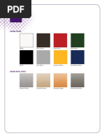 Alucobond Color Chart | PDF | Color | Silver