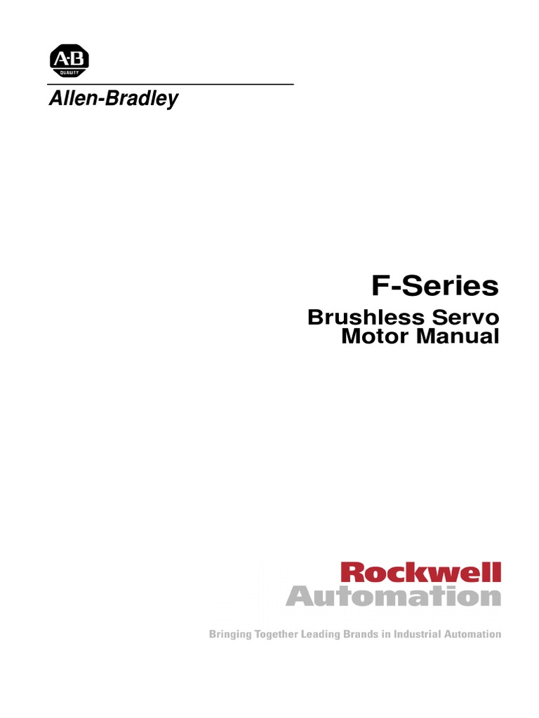 Allen Bradley F-SERIES MOTOR | PDF | Electromagnetic Interference ...