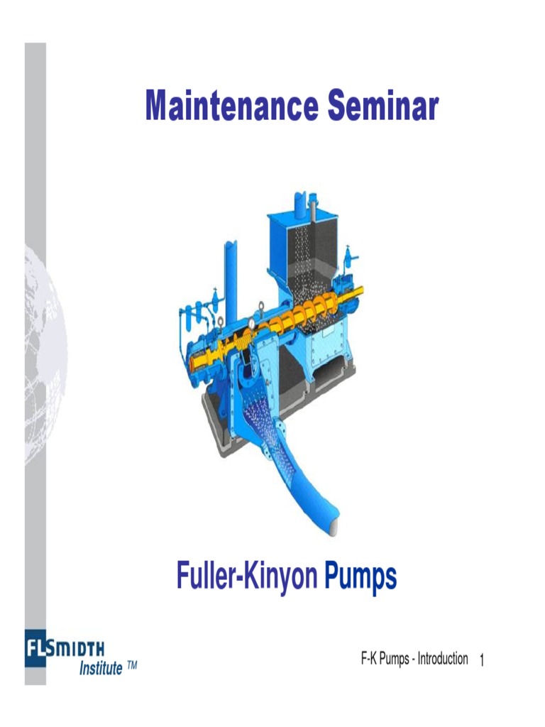 FK Pump PPT Complete 96 | Pump | Valve