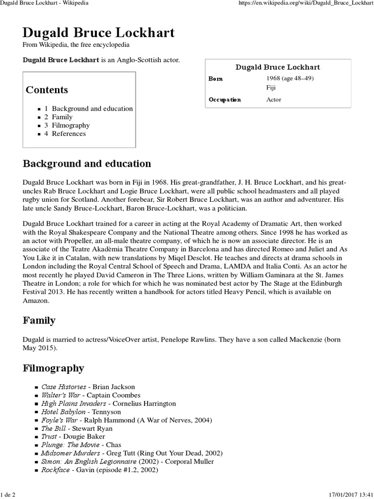 Dugald Bruce Lockhart | PDF | Business