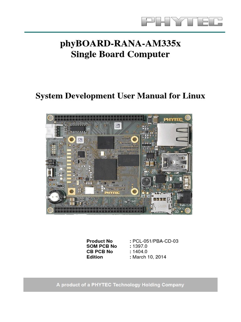 Rana-AM335x System Development User Manual PDF | PDF | Booting | Command Line Interface