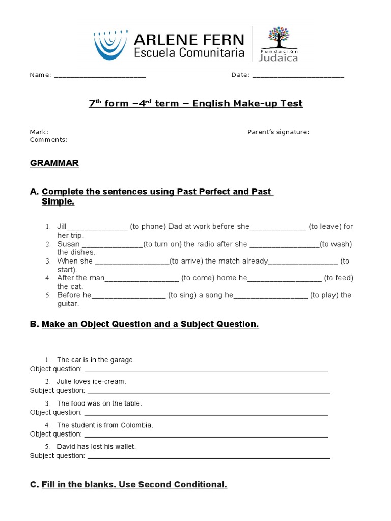 Makeup Cambios Second Cond y Past | PDF