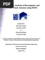 CST Patch Antenna Example | PDF
