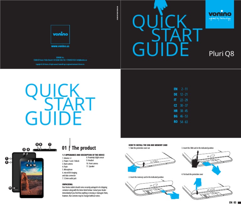 Pluri Q8 QSG Va6 v5 | PDF | Secure Digital | Icon (Computing)
