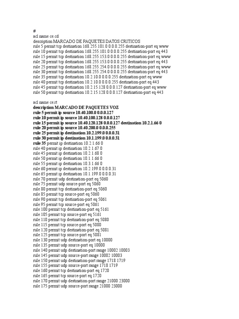 Plantilla QoS Perfil 28 Huawei Ver 2 | PDF | Calidad de servicio ...