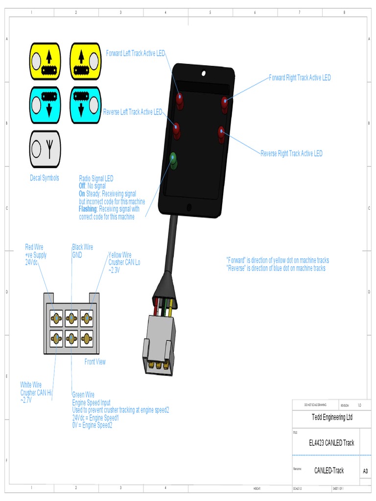 Tedd Engineering LTD: Revision Do Not Scale Drawing | PDF | Technology ...