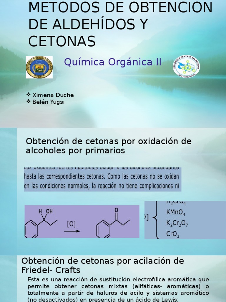 Re Acci Ones | PDF | Cetona | Aldehído