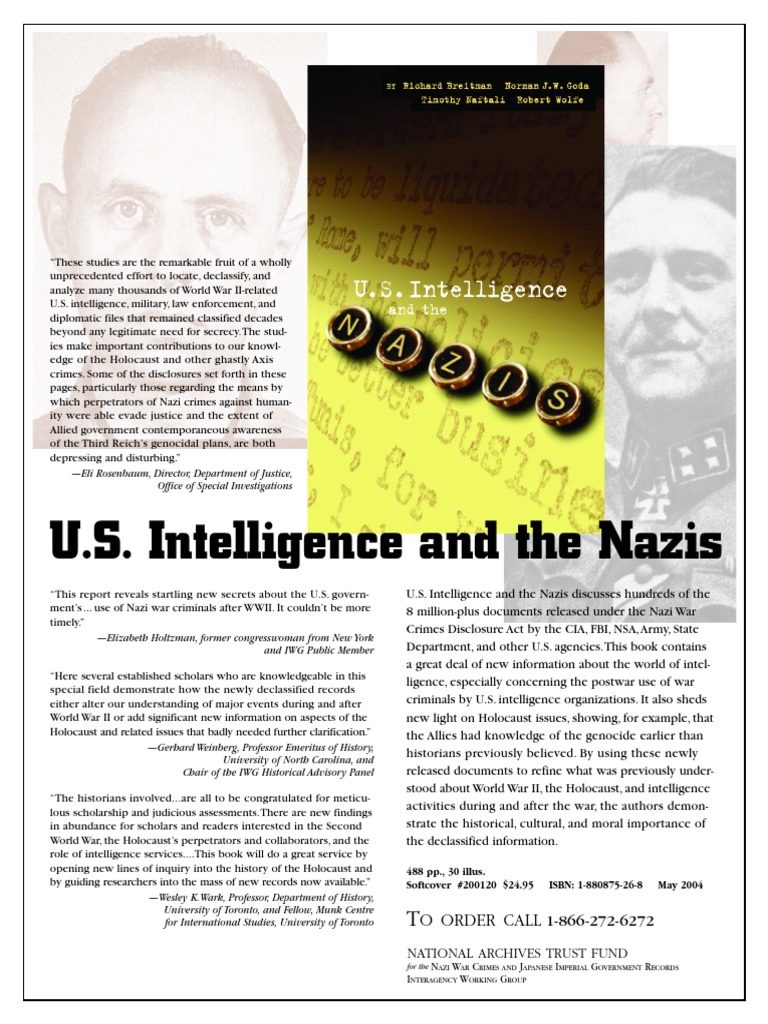 Us Intelligence and The Nazis | PDF | The Holocaust | Central ...
