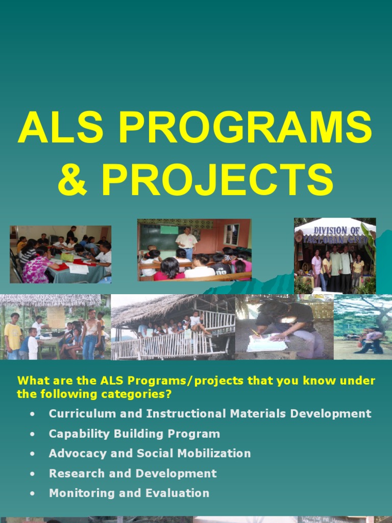 ALS Programs | Download Free PDF | Literacy | Lifelong Learning