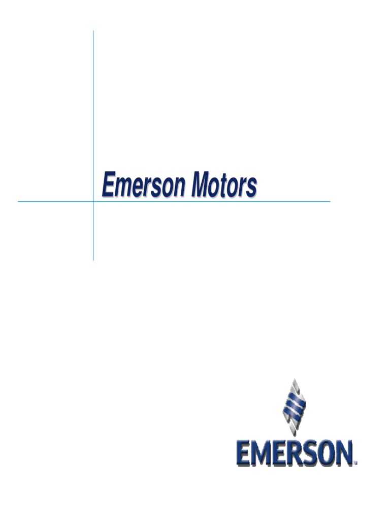 Emerson Electric Motors | PDF