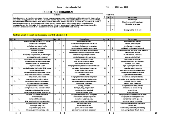 FORM DISC Angga | PDF