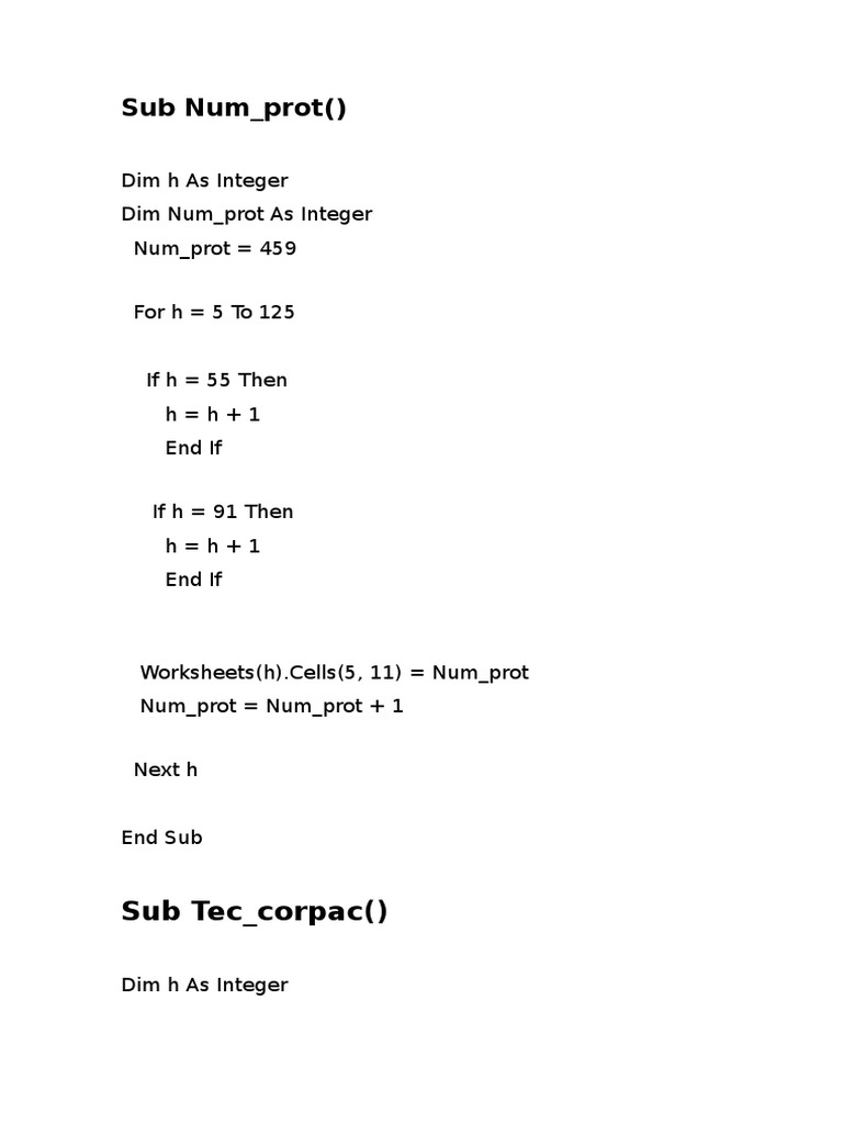 Sub Num - Prot | PDF | Software | Computer Programming