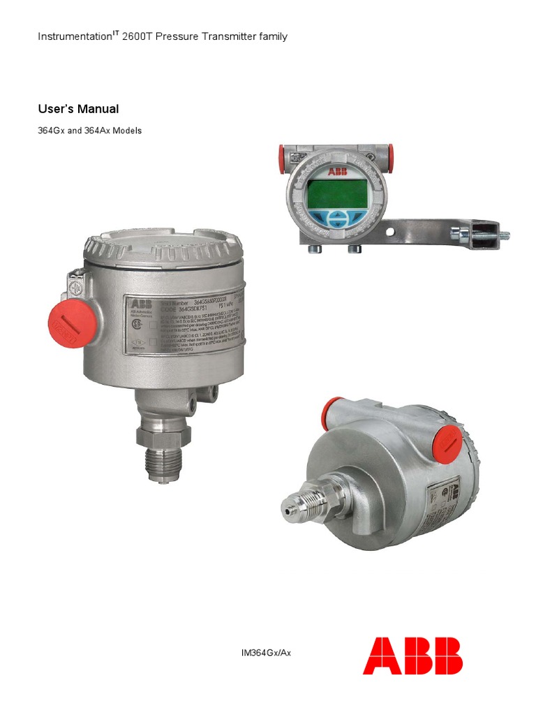 User's Manual: Instrumentation 2600T Pressure Transmitter Family | PDF | Pascal (Unit) | Ac ...