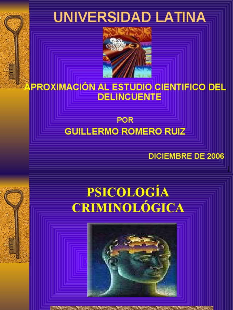 Psicologia Criminal | PDF | Delito | Criminología