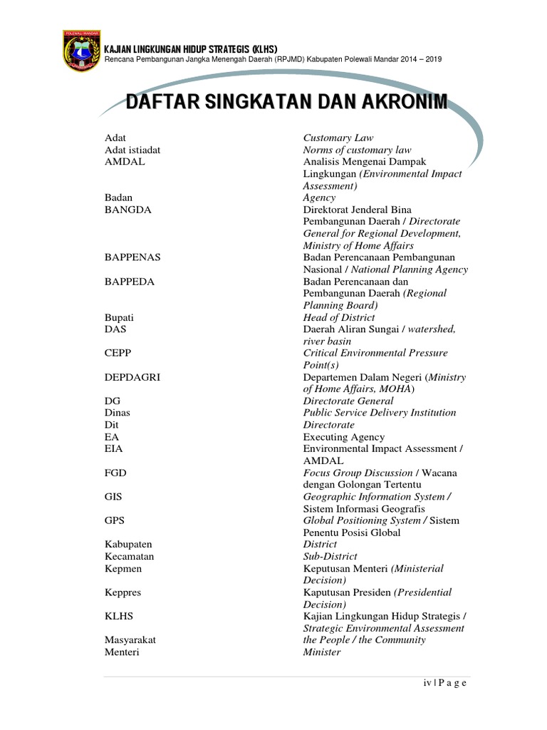 Daftar Singkatan Dan Akronim | PDF | Seni | Teknologi & Rekayasa