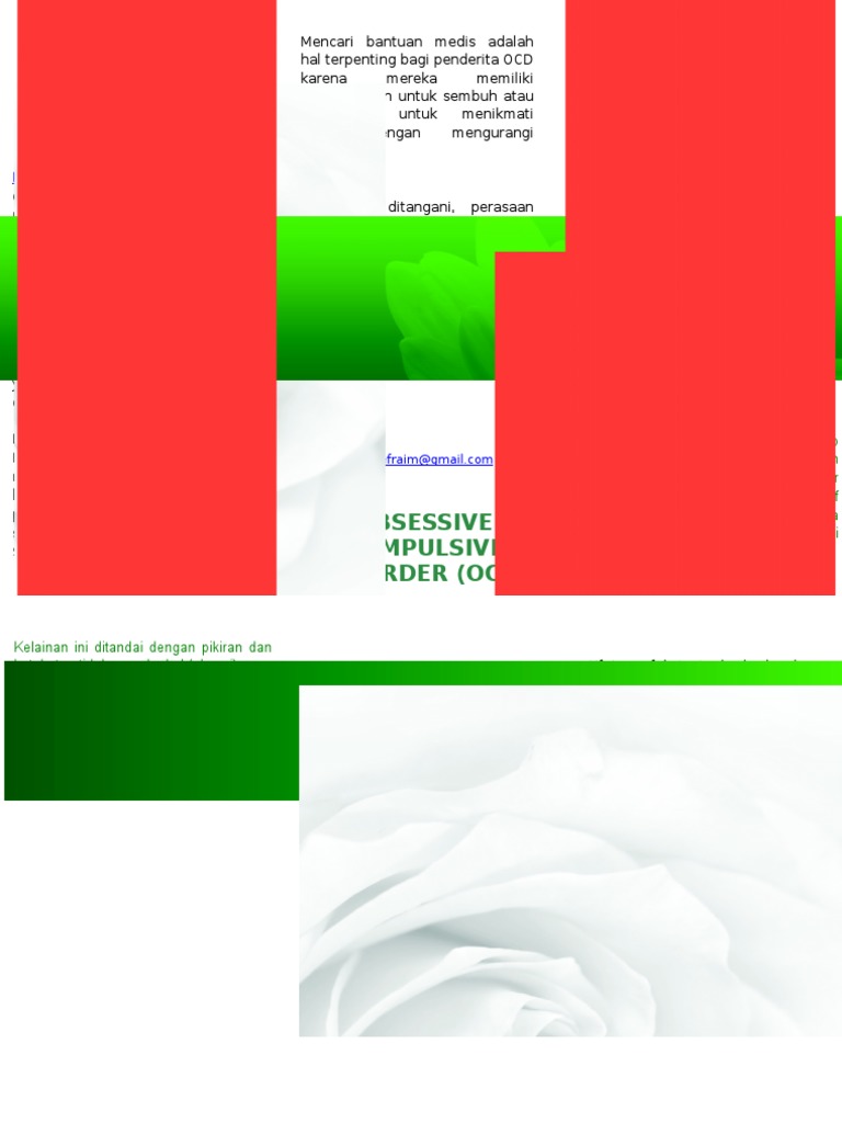 Brosur OCD | PDF | Pengembangan Diri