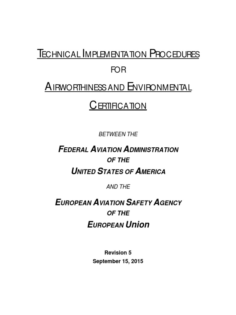 Faa-Easa Tip Revision 5 | PDF | Federal Aviation Administration ...