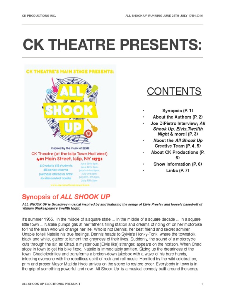 Epk - All Shook Up | PDF