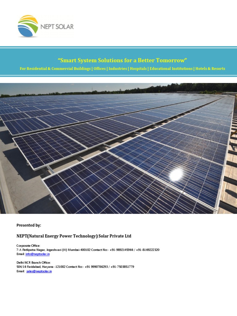 50 kW Solar Power System Overview | PDF | Photovoltaic System | Solar Panel