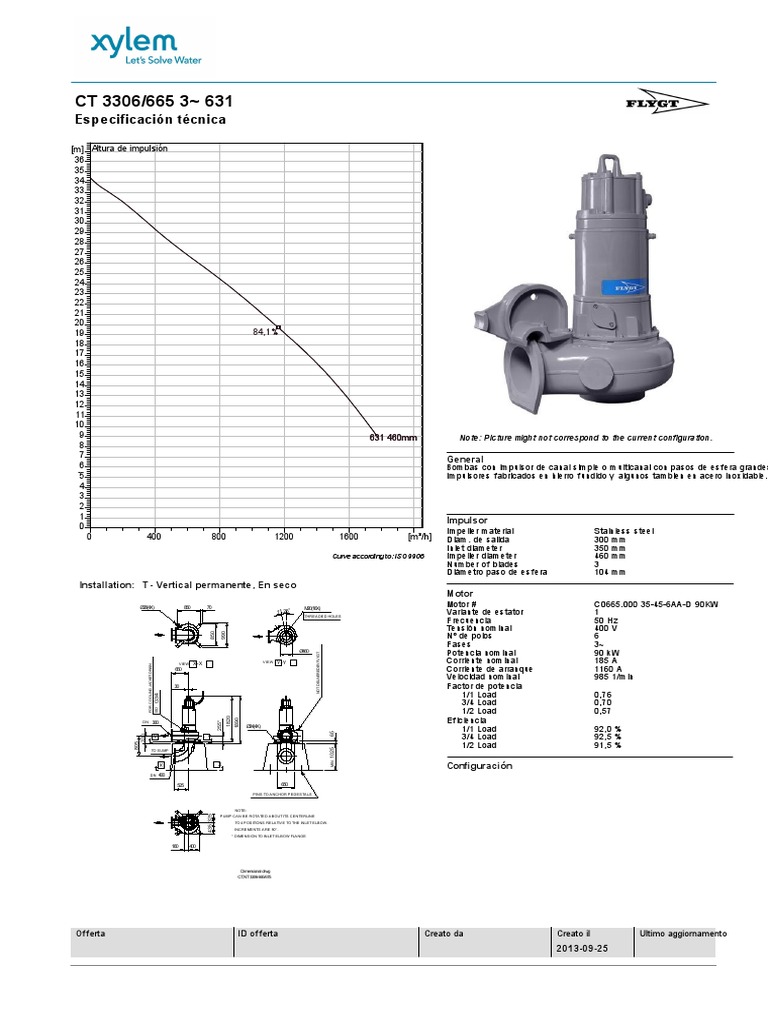 Data Sheet Pump | PDF | Science | Engineering