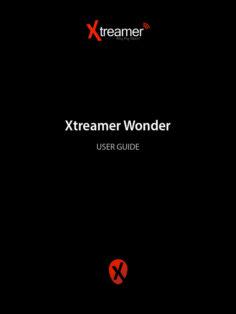 Xtreamer Wonder Manual | PDF | Android (Operating System) | Google Play