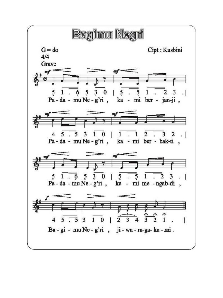 Bagimu Negeri | PDF