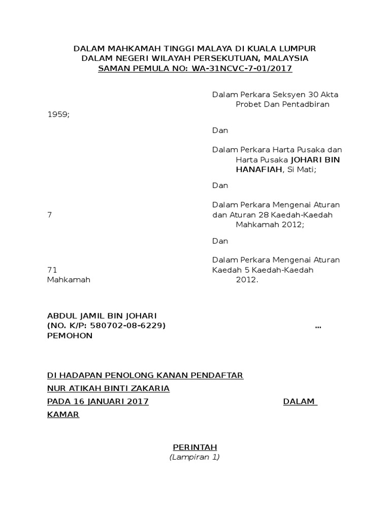 Deraf Perintah | PDF