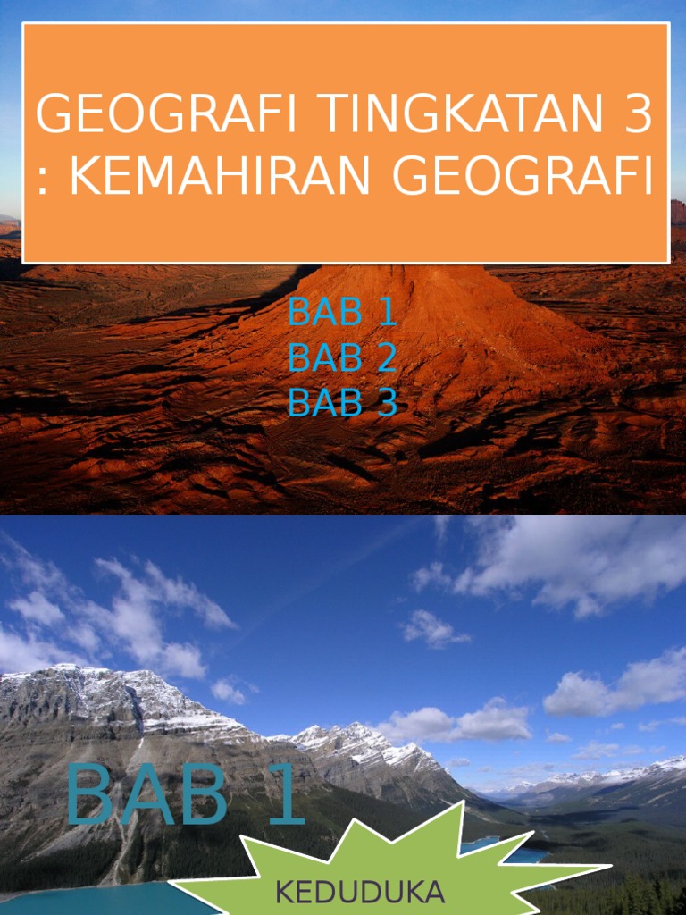 Bab1-3 Geografi Tingkatan3 | PDF