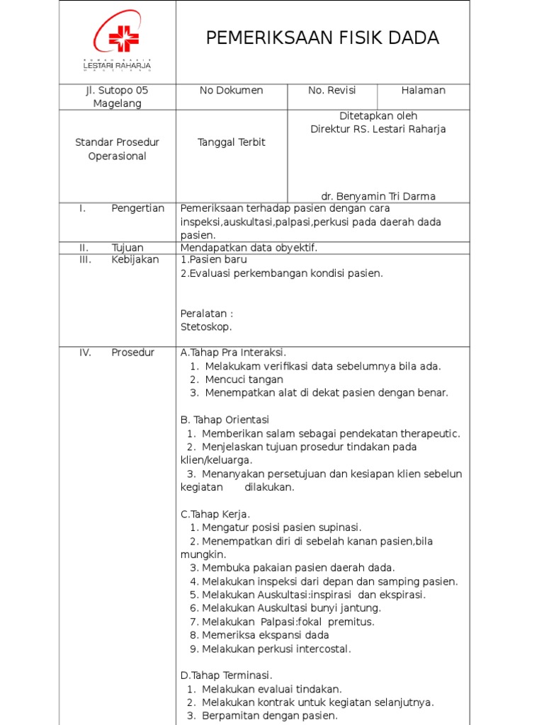 Pemeriksaan Fisik Dada | PDF