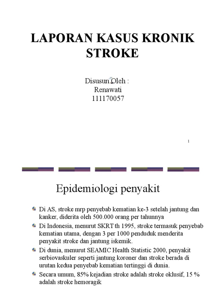 Laporan Kasus Kronik Stroke | PDF