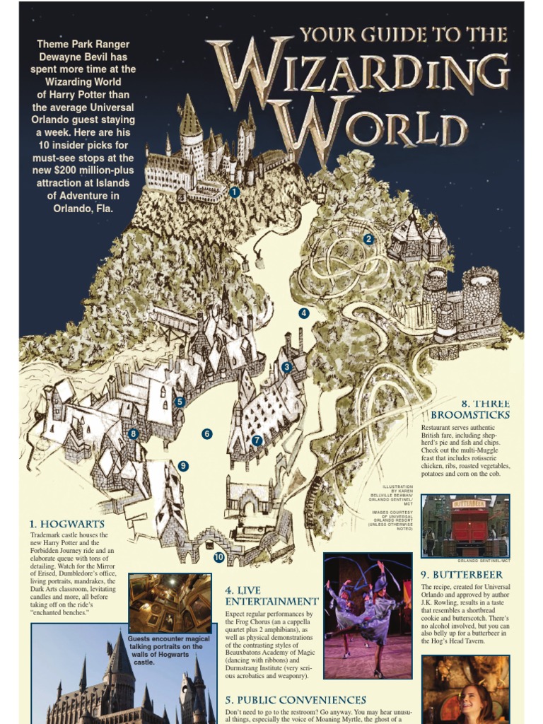 Guide To The 'Wizarding World of Harry Potter' Attraction | PDF ...