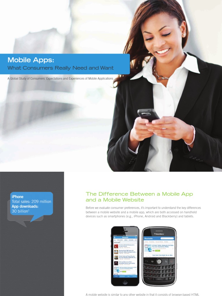 Mobile App Survey Report PDF | PDF