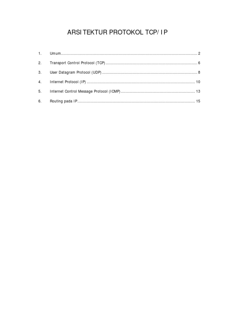 Protokol TCP-IP PDF | PDF