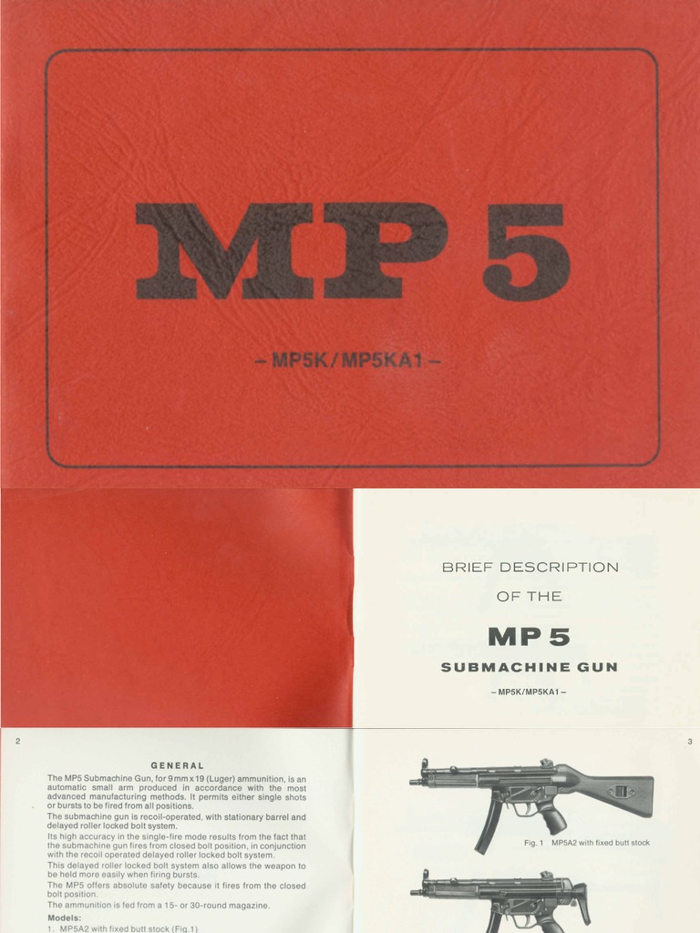 HK Mp5 Mp5k Mp5ka1 Manual | PDF