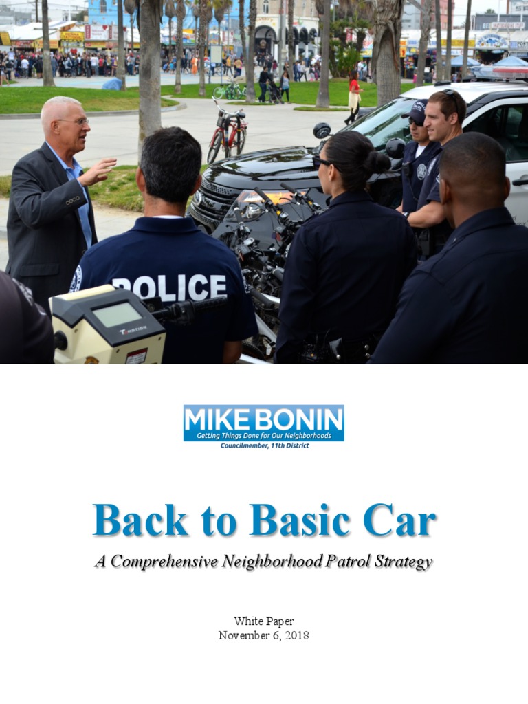 Back To Basic Car White Paper | PDF | Los Angeles Police Department ...