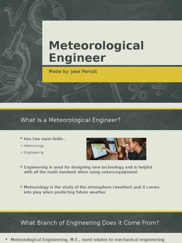 Overview of Meteorological Engineering | PDF | Meteorology | Weather