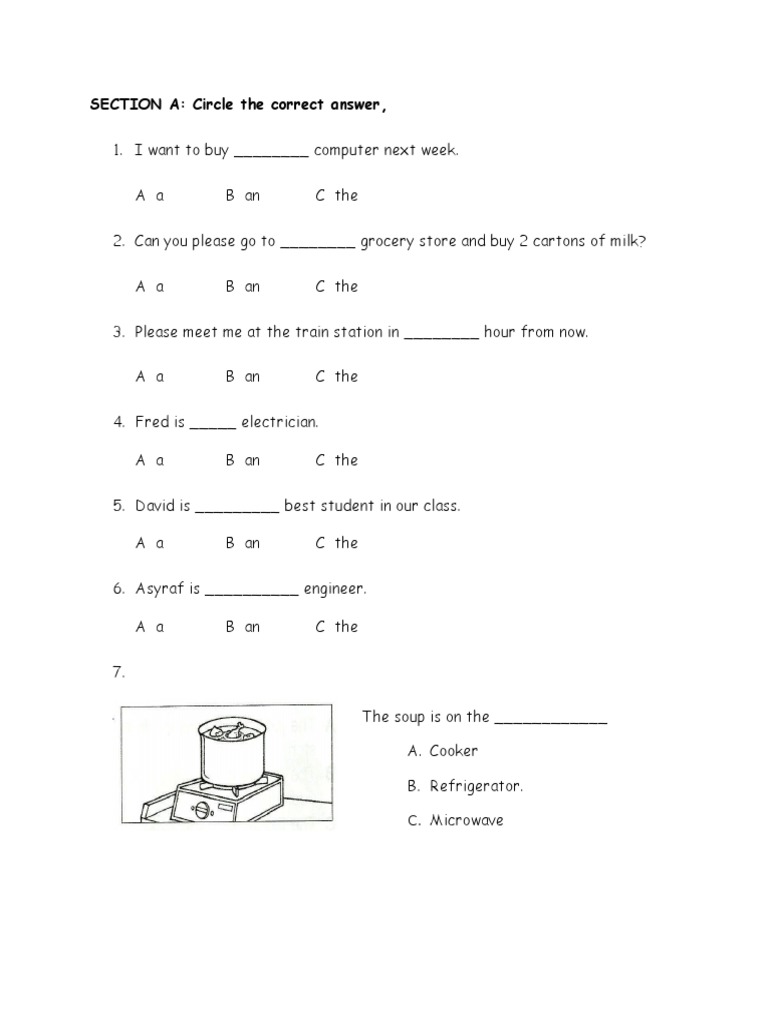 Test Y3 English KSSR | PDF | Career & Growth