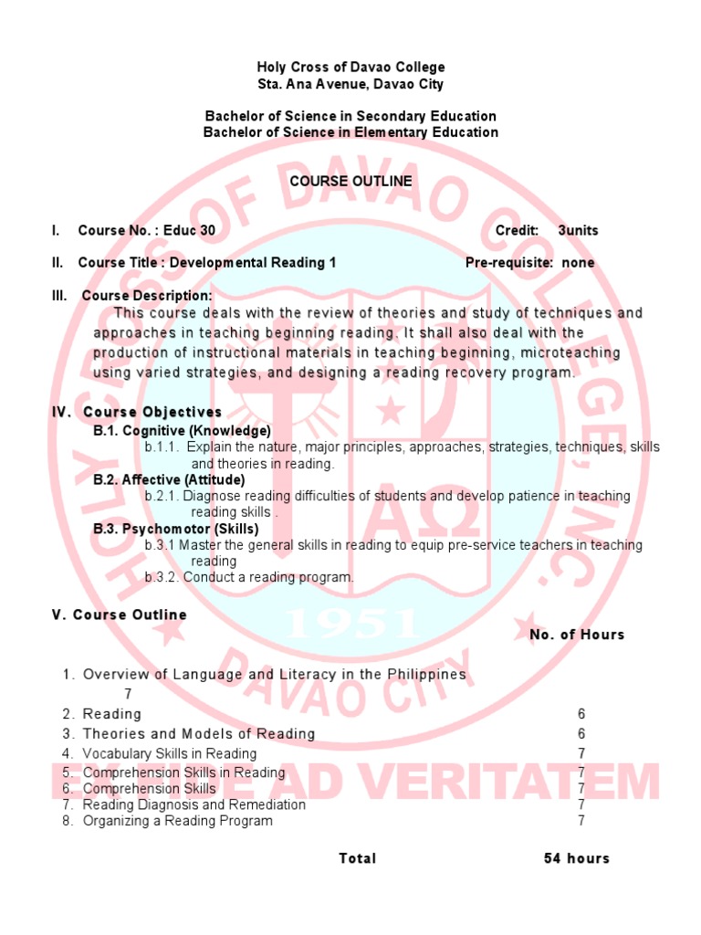 Developmental Reading 1 | Download Free PDF | Reading (Process) | Reading Comprehension