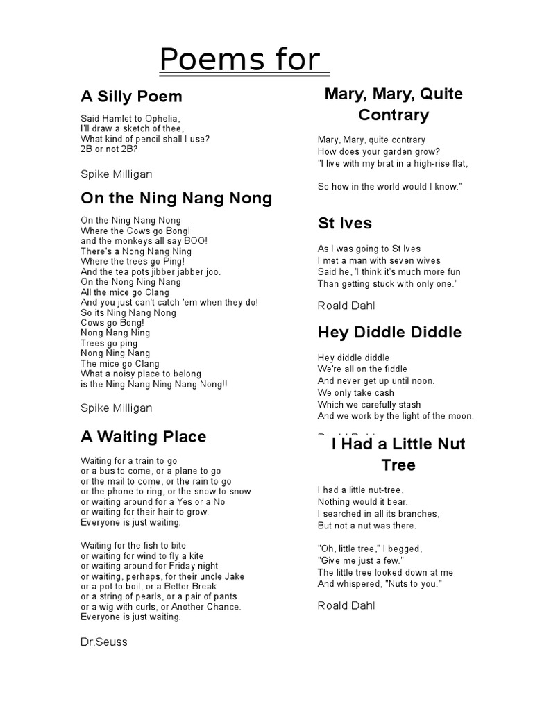 Poems | PDF
