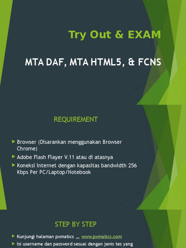 Pra Test Sertifikasi | PDF