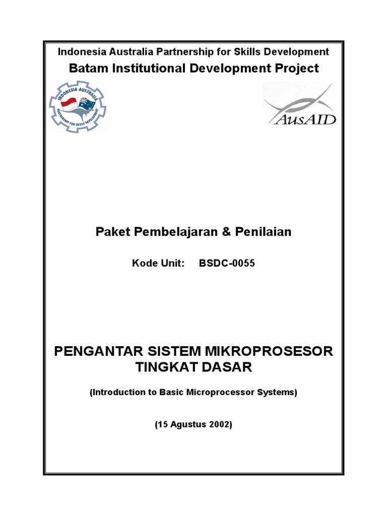 Package For Introduction To Basic Microprocessor Systems-Fv. | PDF