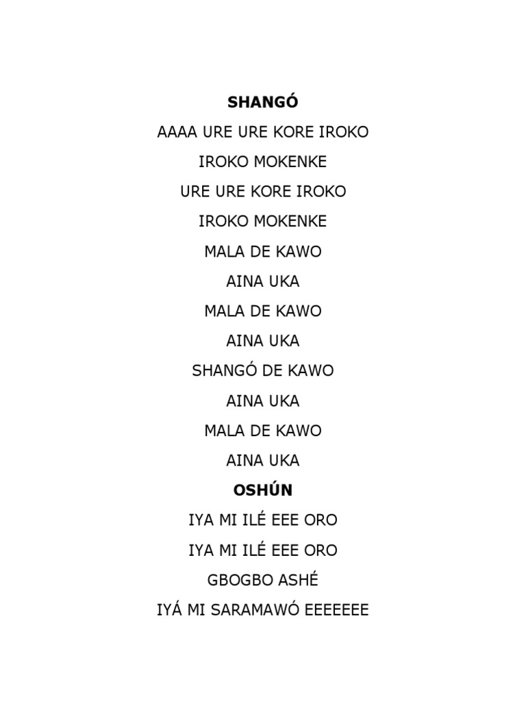 SHANGÓ | PDF